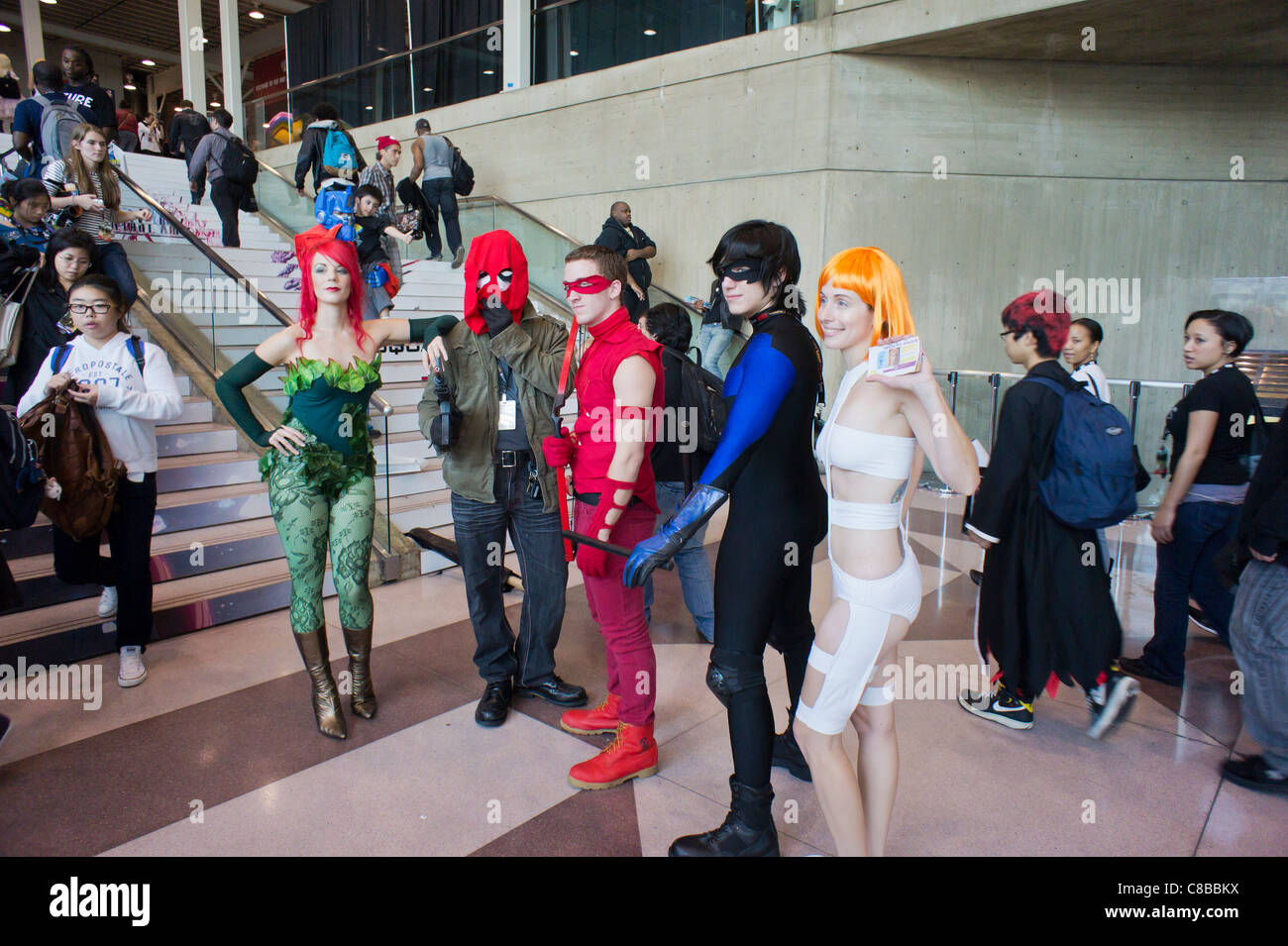 Thousands attend at Comic Con at the Jacob Javits Convention Center in ...