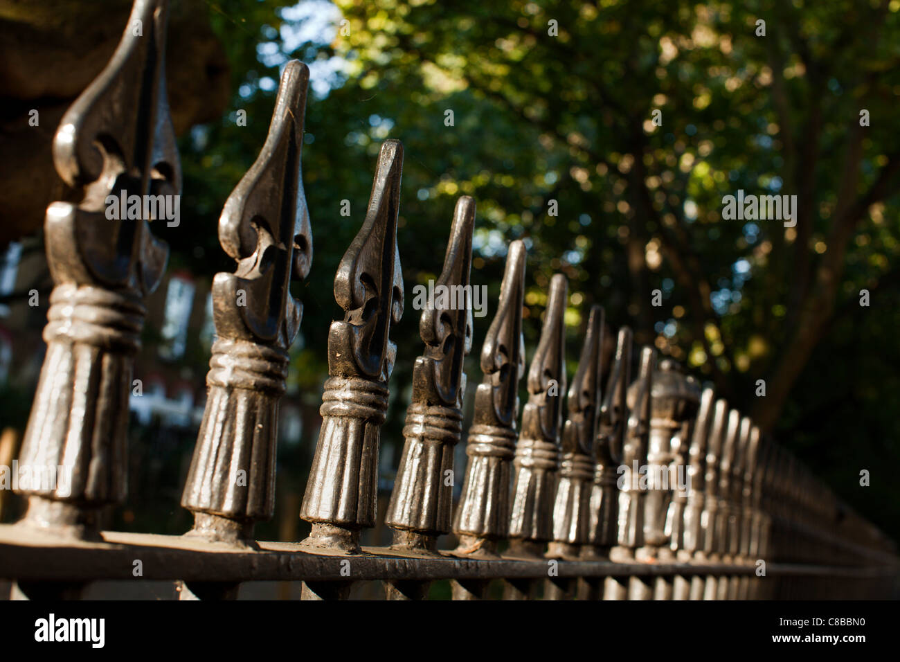 Railings fence railings hi-res stock photography and images - Alamy