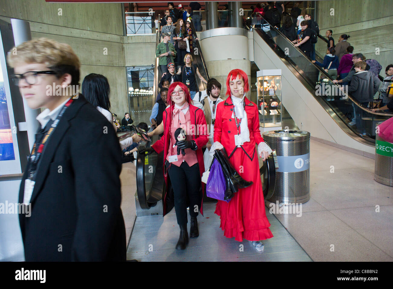 Thousands attend at Comic Con at the Jacob Javits Convention Center in ...