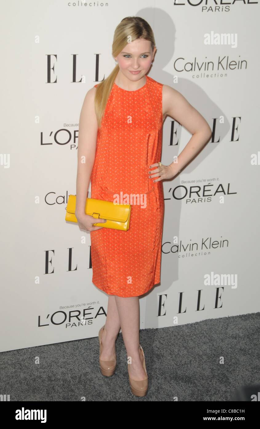 Abigail Breslin at arrivals for ELLE's 18th Annual Women in Hollywood ...