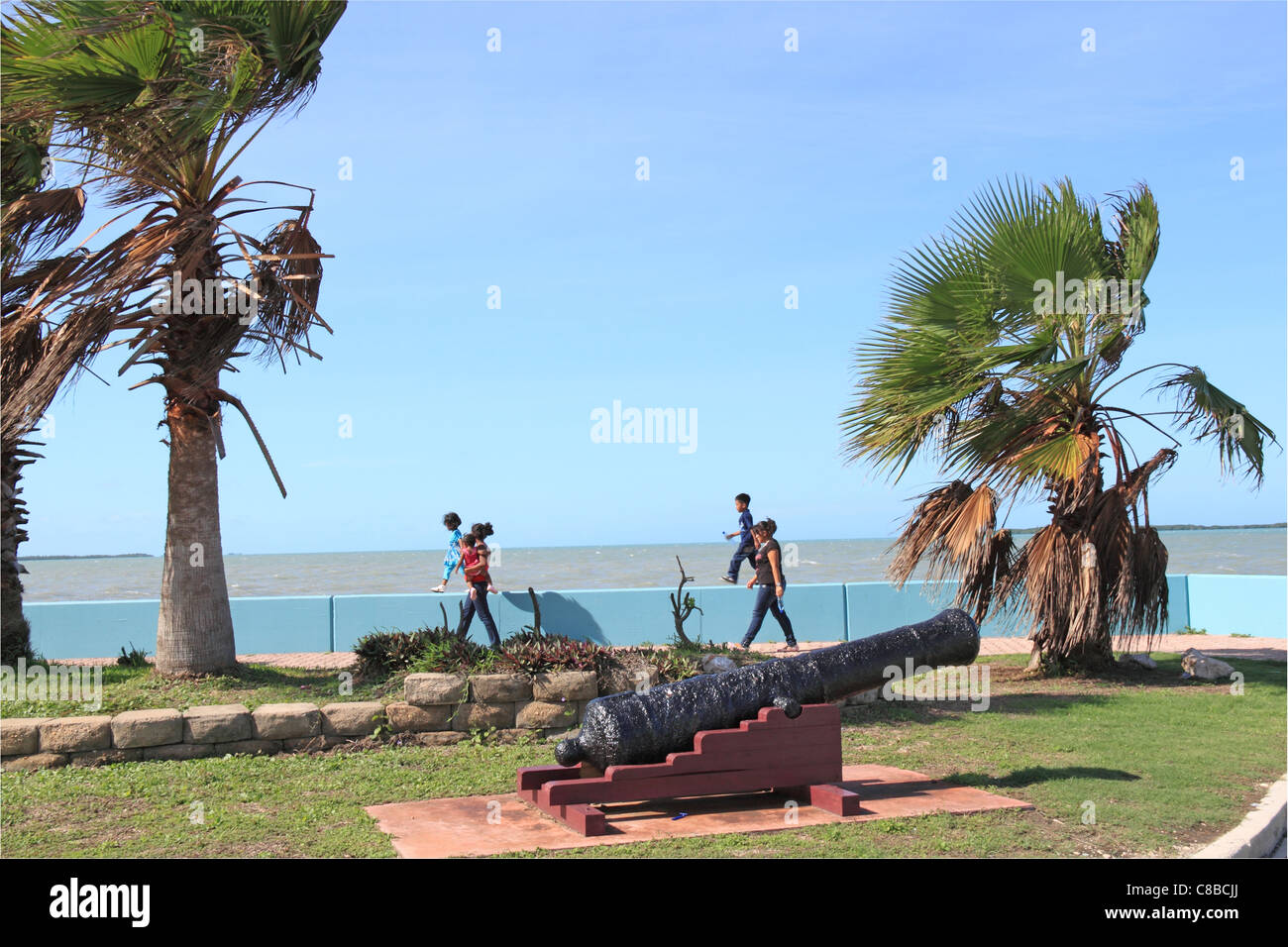 Marine Parade, Fort George, Belize City, Belize, Caribbean, Central ...