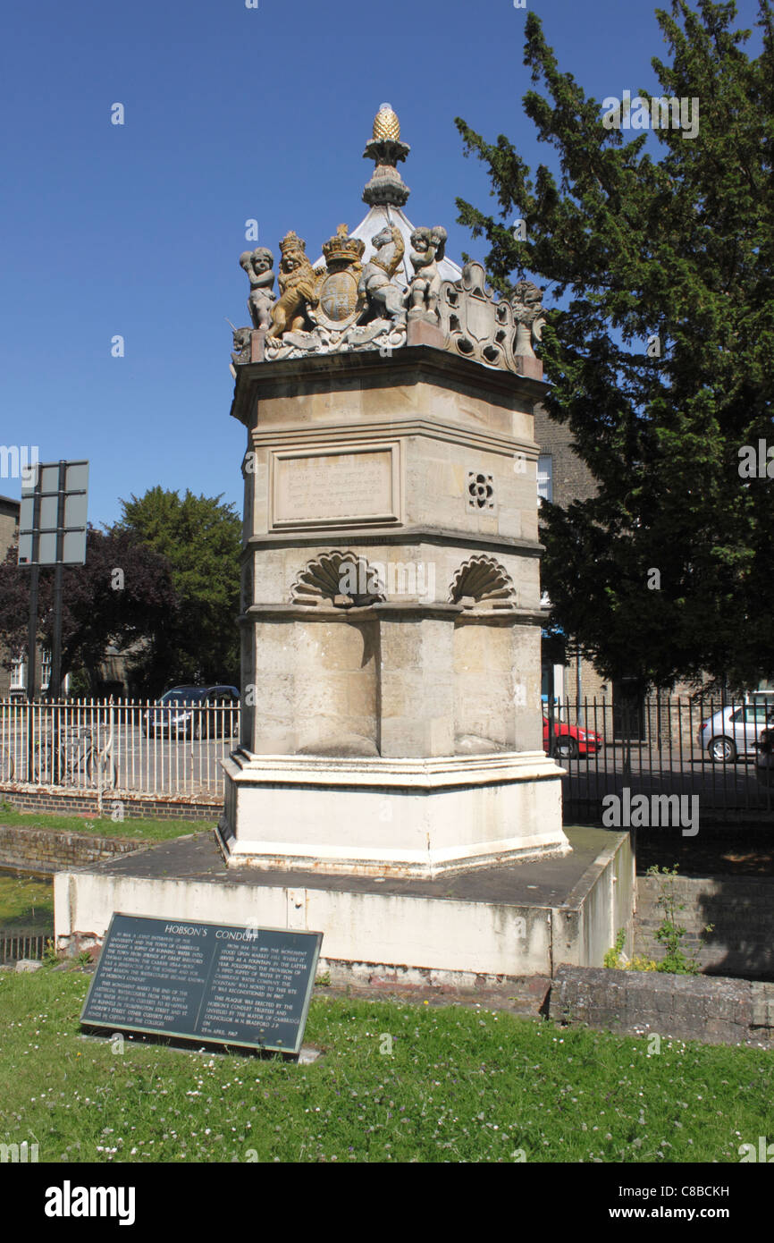 Monument to Hobson's Conduit Lensfield Road Cambridge Stock Photo - Alamy