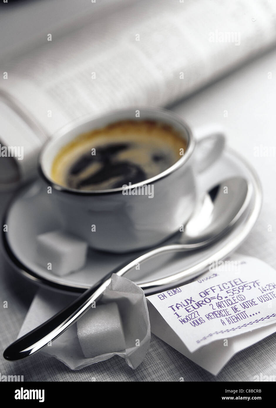 coffee in cafe Stock Photo - Alamy