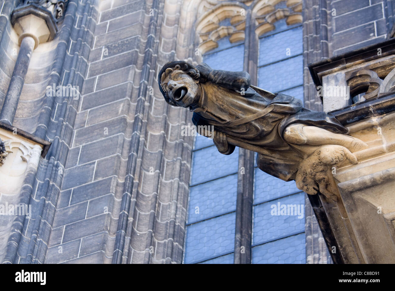 A statue gutter Stock Photo - Alamy