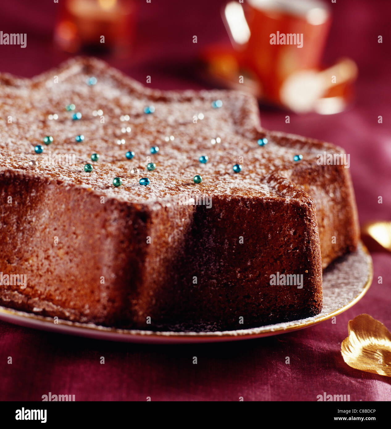 nut, dried and candied fruit mendiant cake Stock Photo - Alamy