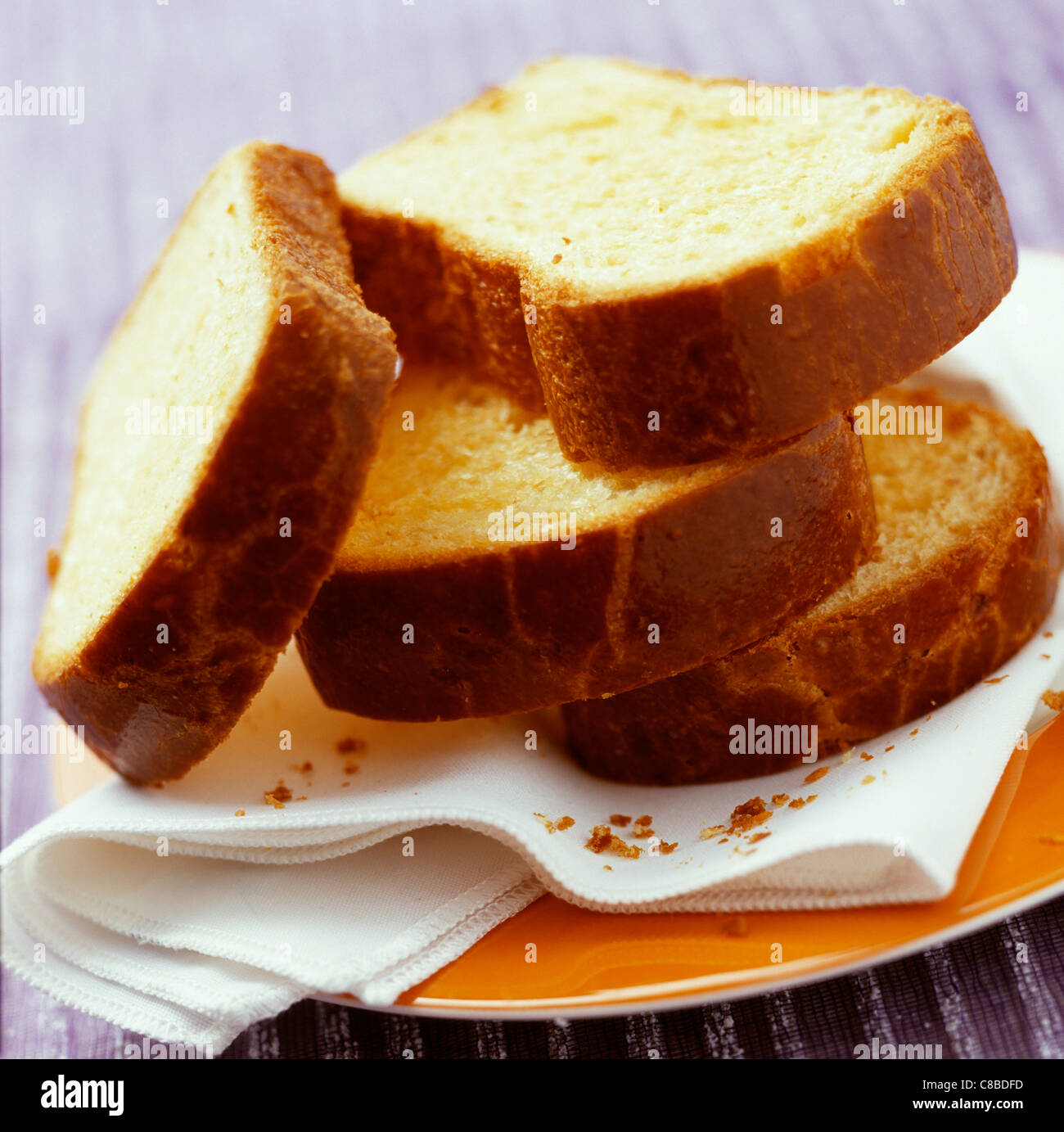slices of brioche Stock Photo - Alamy