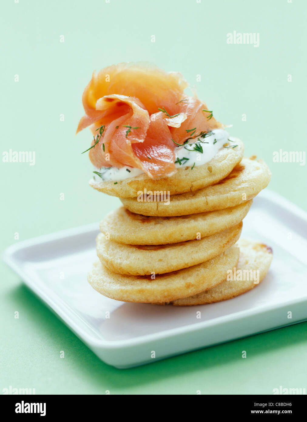 Mini blinis hi-res stock photography and images - Alamy