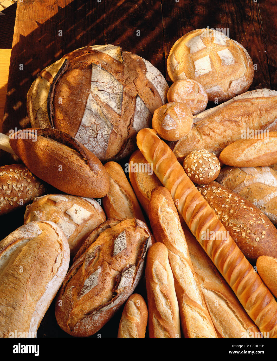 selection of bread Stock Photo - Alamy