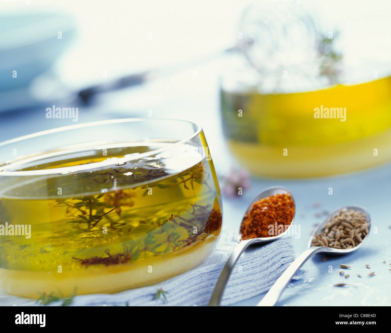 french dressing with herbs and spices Stock Photo - Alamy