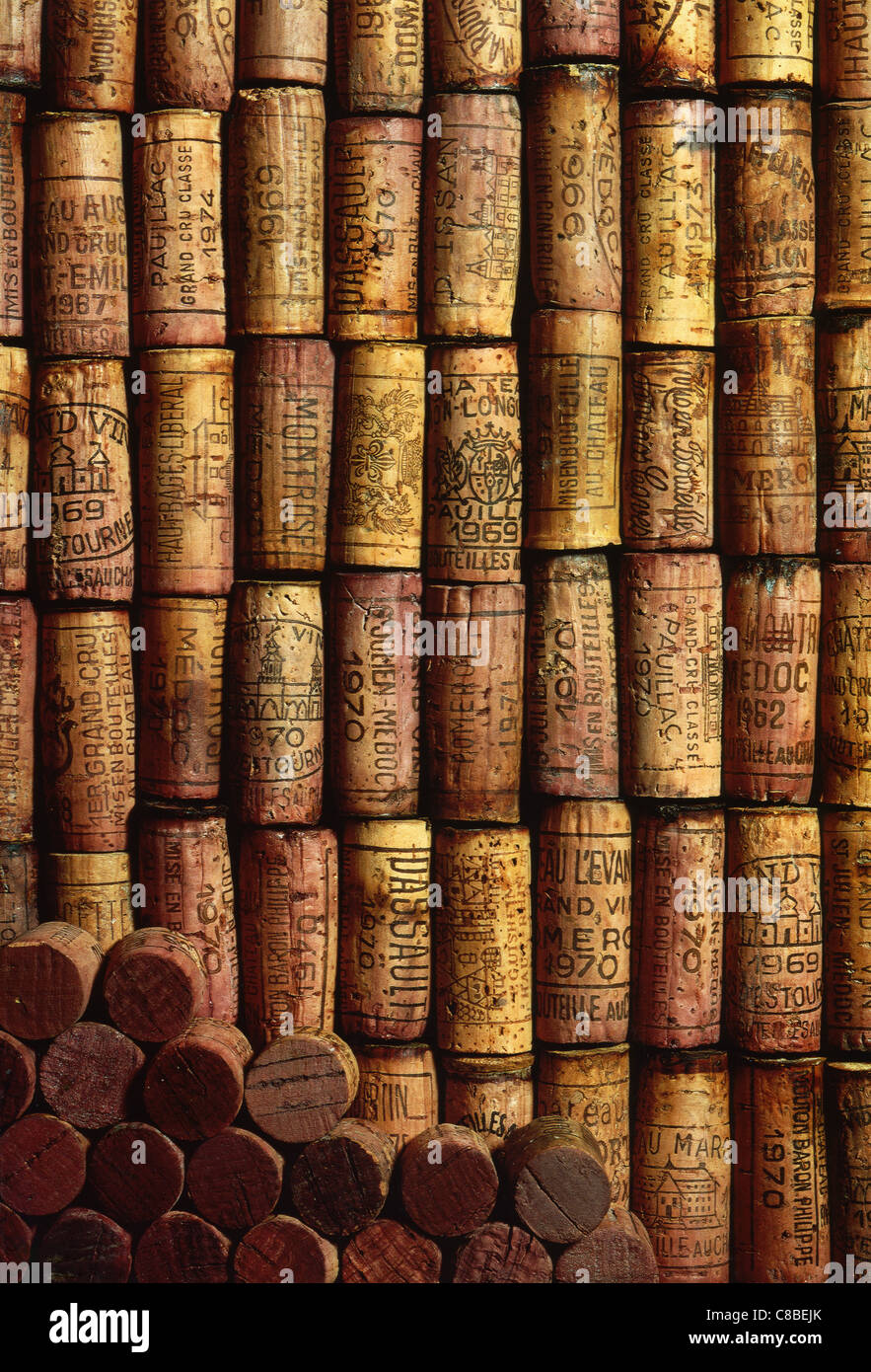 composition of corks Stock Photo - Alamy