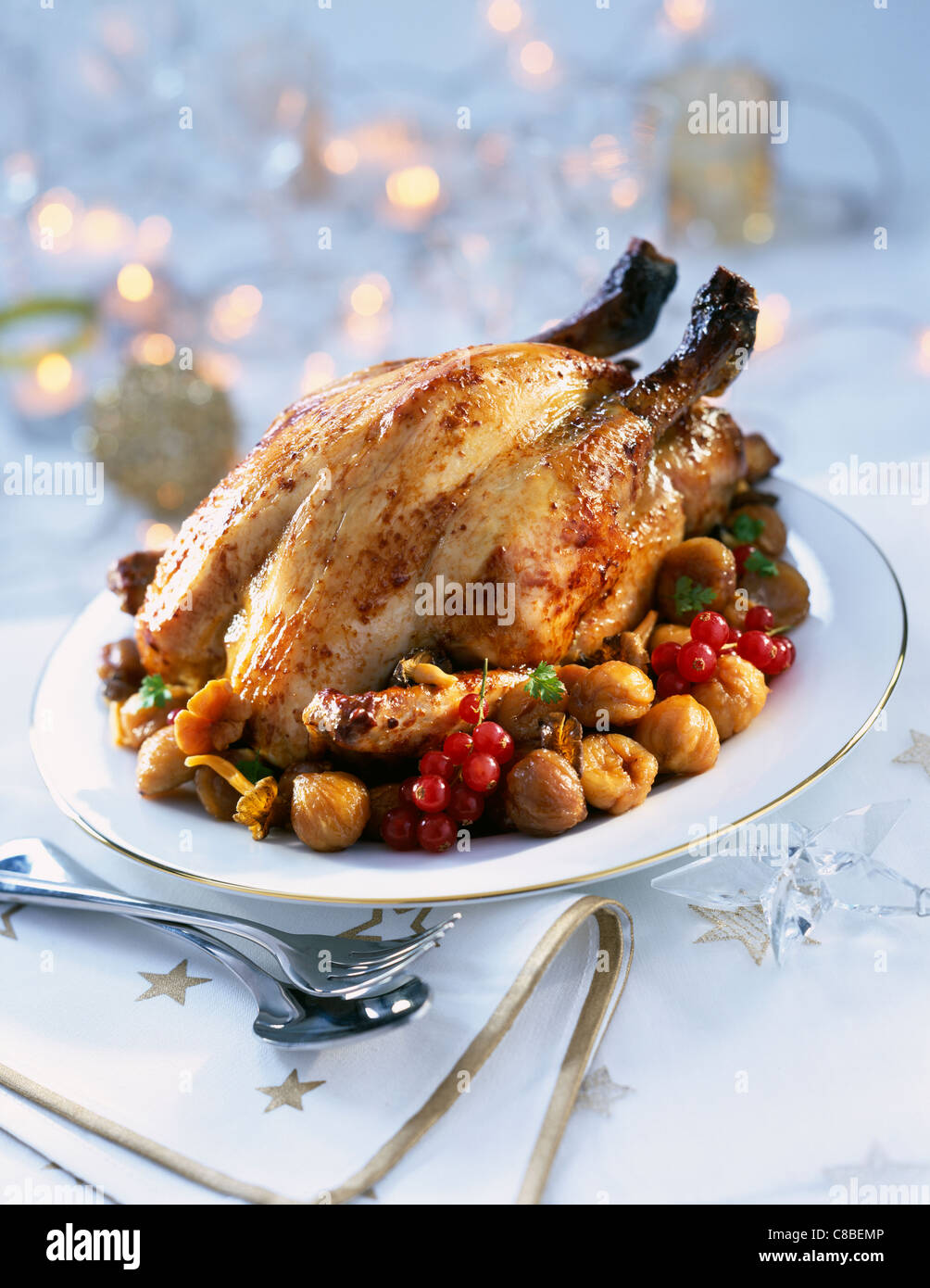 capon with carrots Stock Photo - Alamy