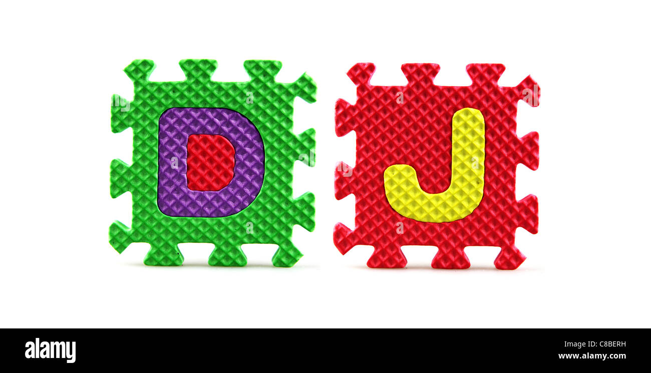 Alphabet puzzle pieces Stock Photo - Alamy