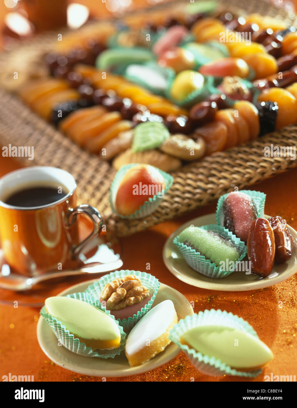 assorted marzipan sweets Stock Photo - Alamy
