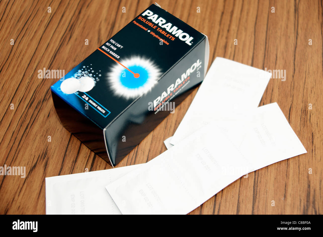 Paramol (paracetamol dihydrocodeine) soluble tablets Stock Photo - Alamy