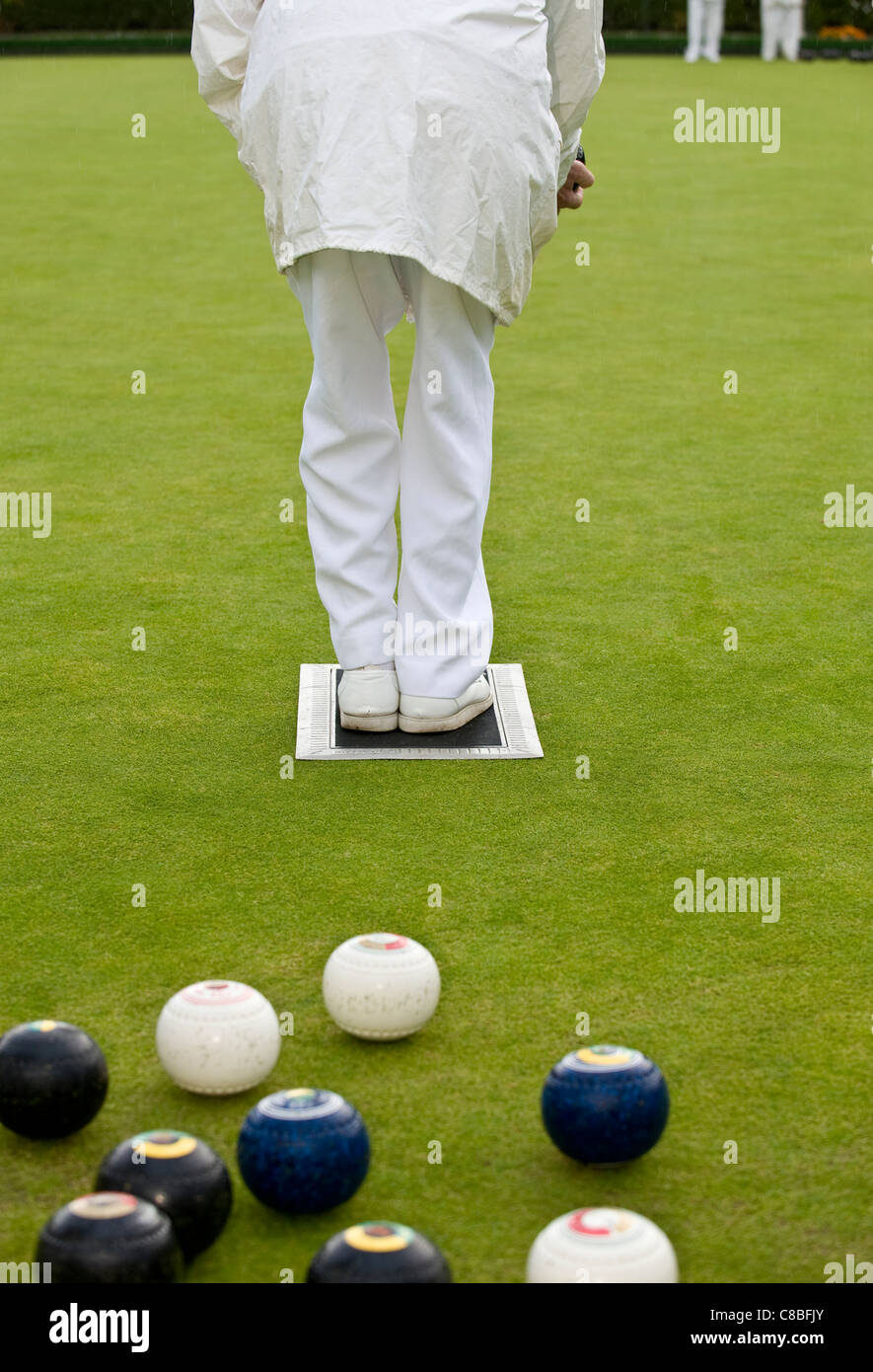 Lawn bowls and jack hi-res stock photography and images - Alamy