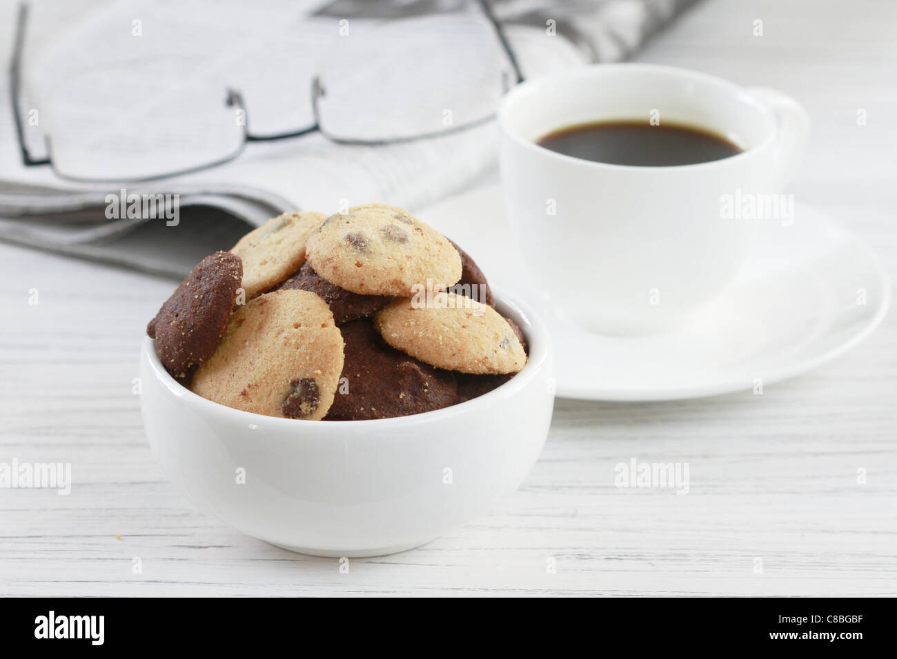 Bowl of Cookies Stock Photo - Alamy