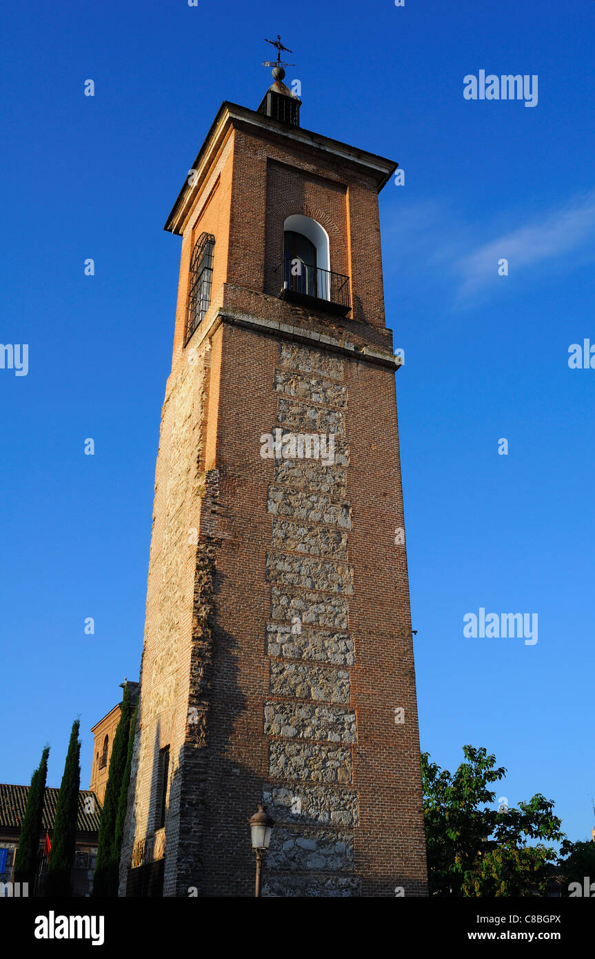 " Torre de Santa María" in Plaza Cervantes. ALCALA DE HENARES ...