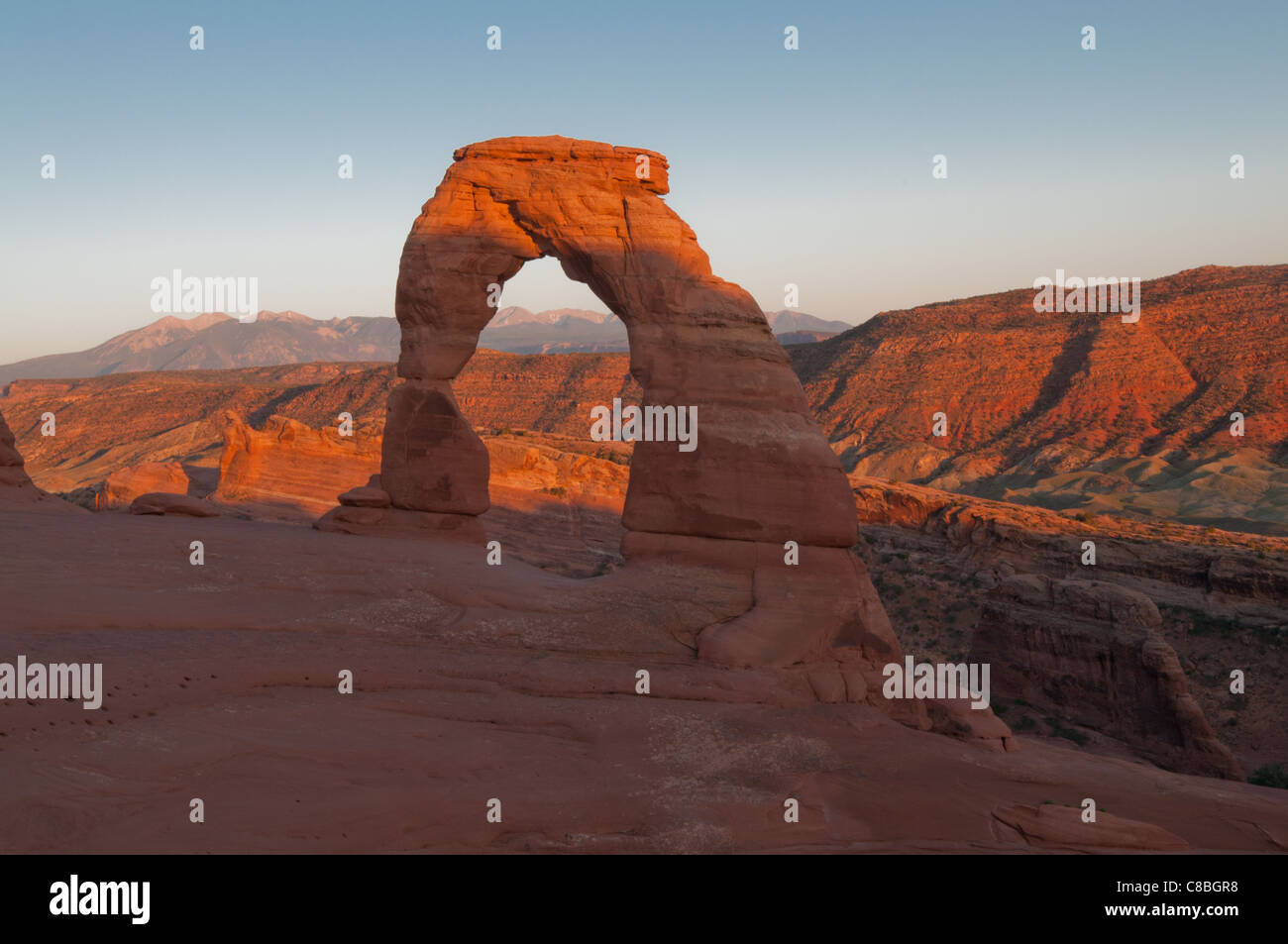 Sunset at arches national park hi-res stock photography and images - Alamy