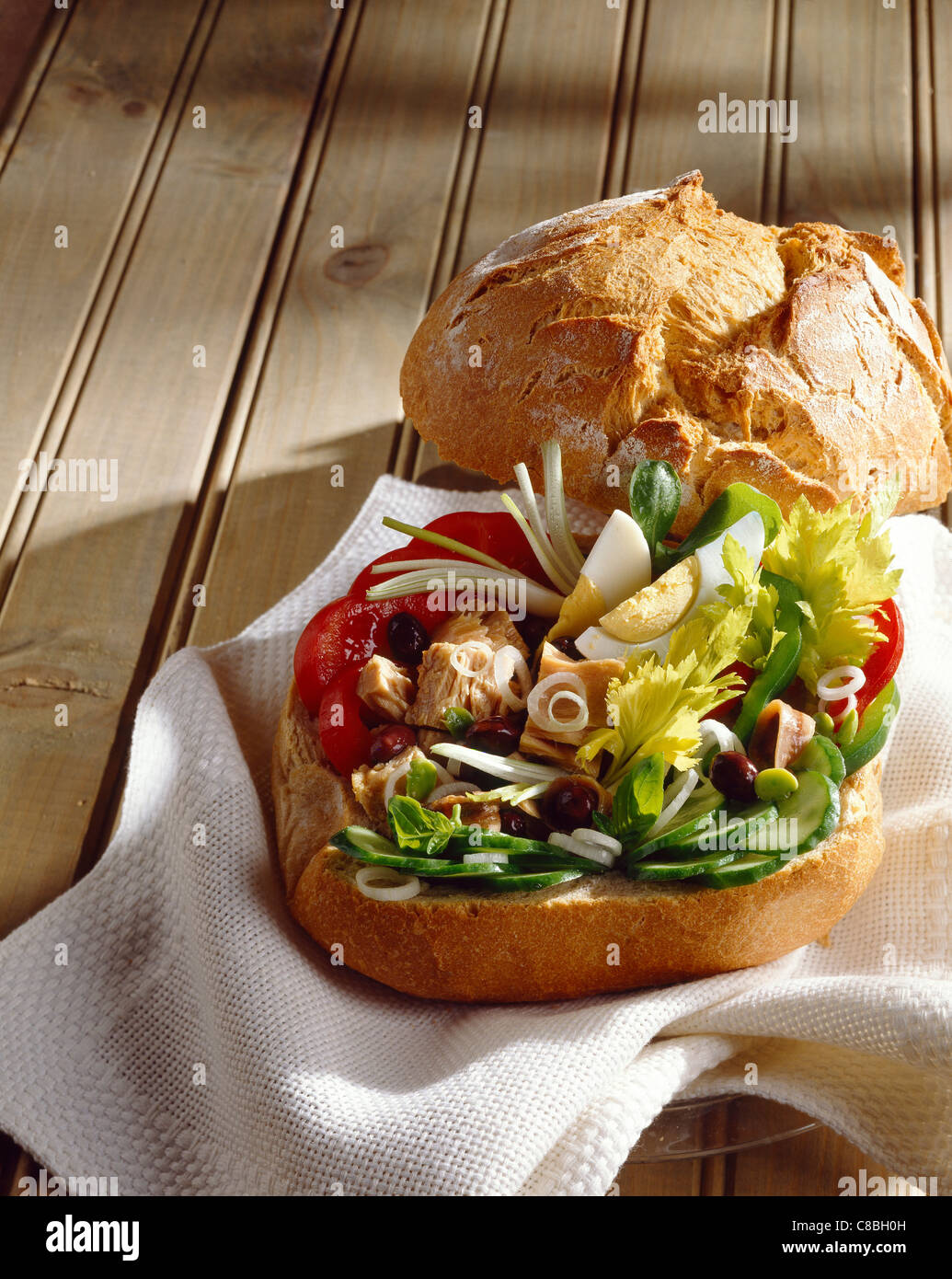 Pan bagnat nicoise hi-res stock photography and images - Alamy