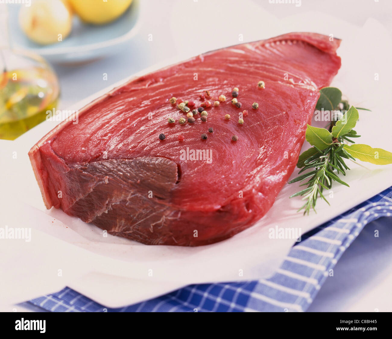 Slab of tuna hi-res stock photography and images - Alamy