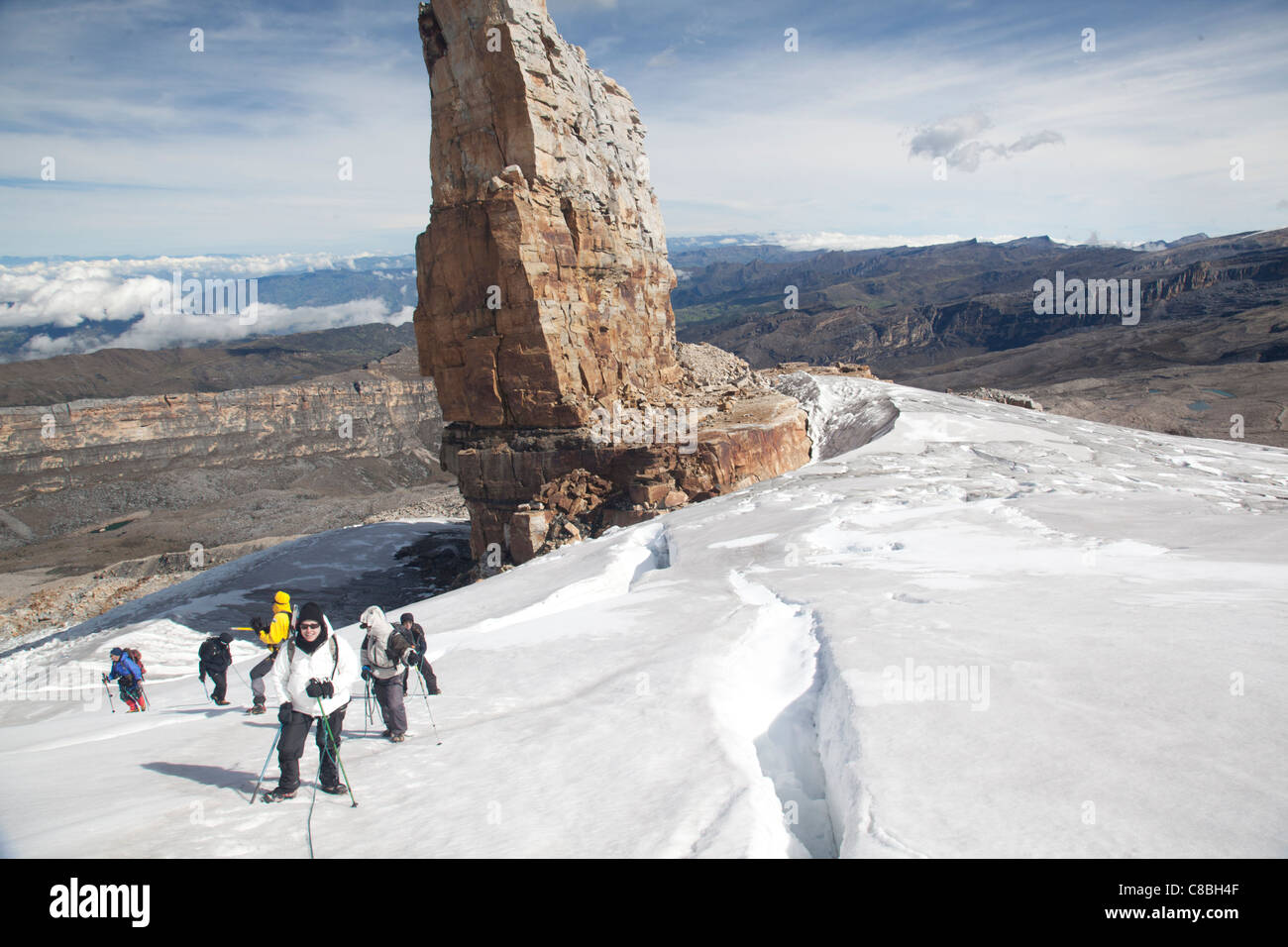 Sierra Nevada de Cocuy, Devils pulpit, pulpito del diablo Stock Photo ...