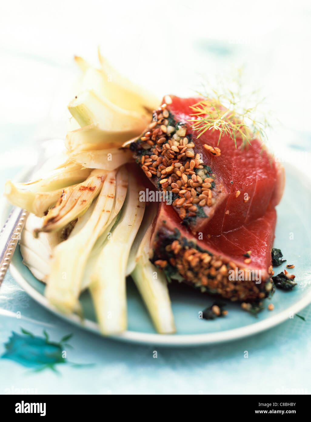 Slab of tuna hi-res stock photography and images - Alamy