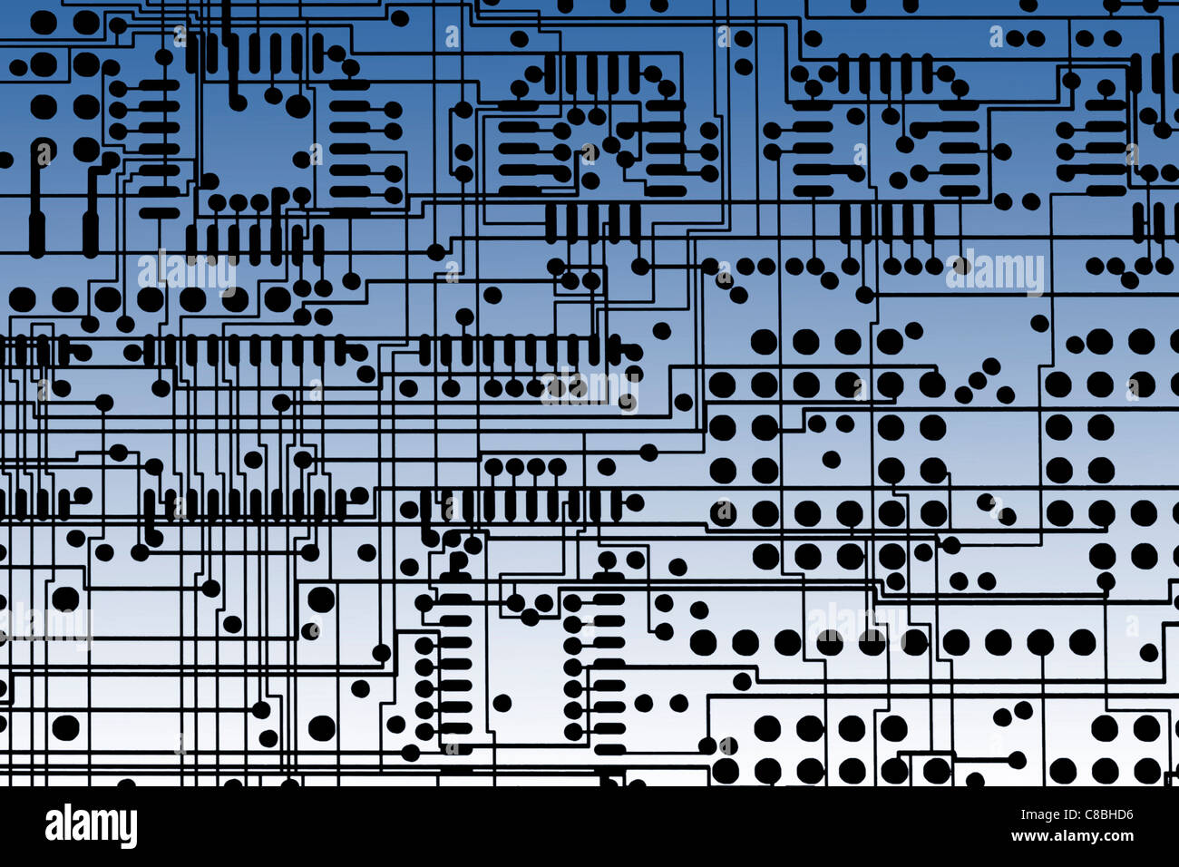 digital enhancement - two layers overlapped on film layout of ...