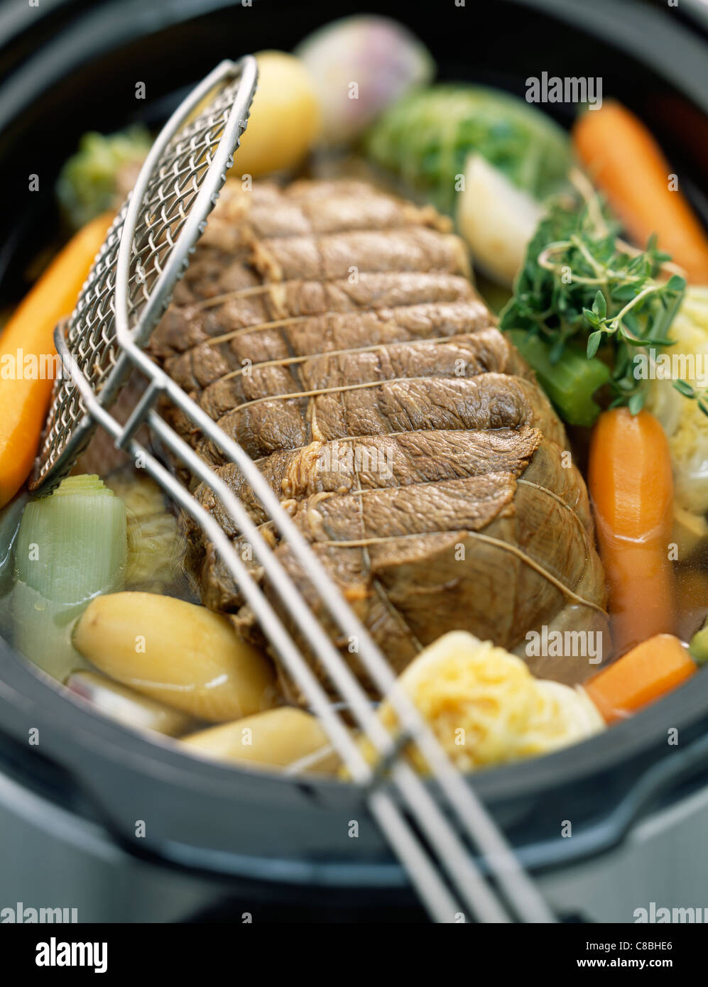 roast beef and vegetable stew Stock Photo - Alamy
