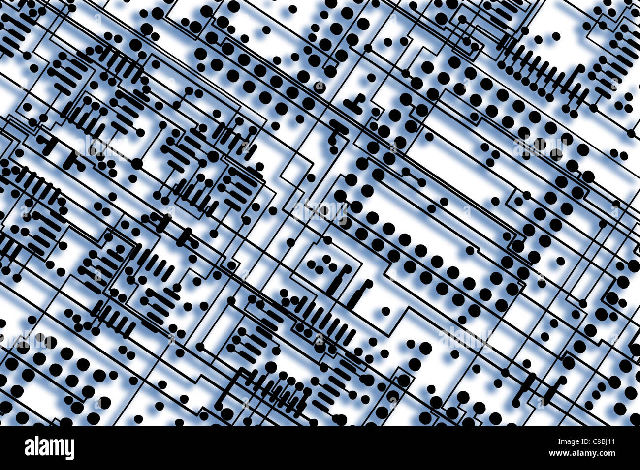 digital enhancement - two layers overlapped on film layout of ...