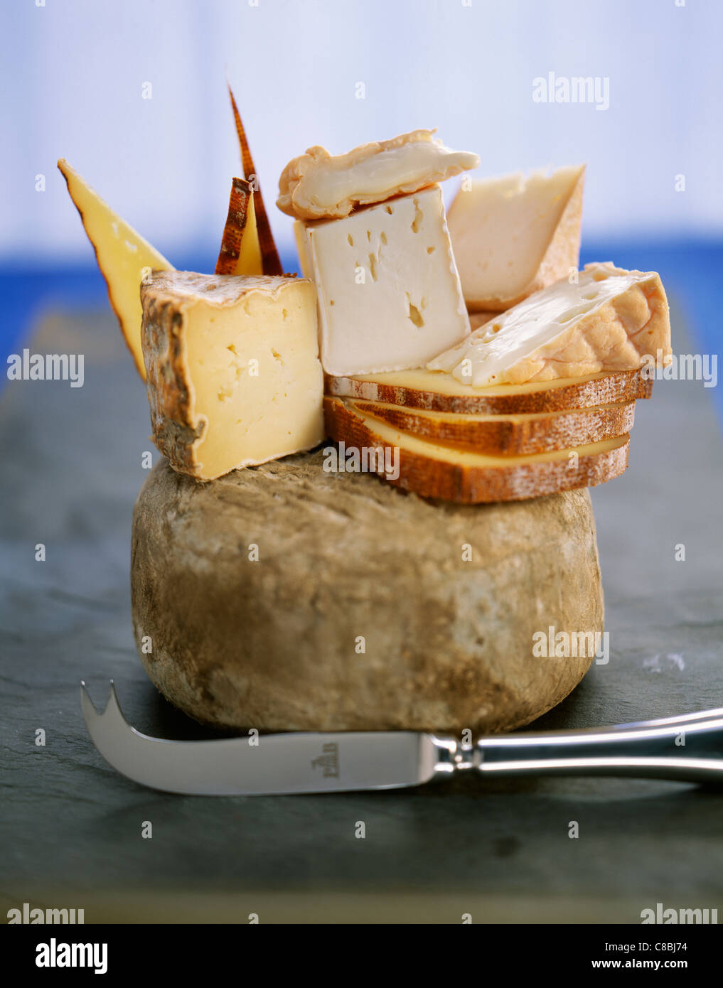 assorted catalan cheeses Stock Photo - Alamy