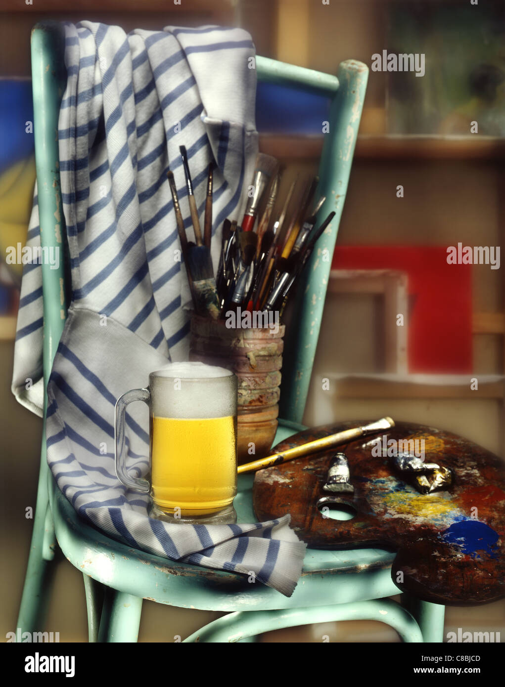 Still Life Painting Beer High Resolution Stock Photography and Images ...