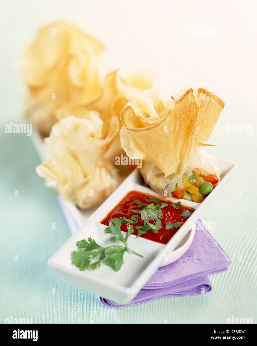 Filo pastry vegetables hi-res stock photography and images - Alamy