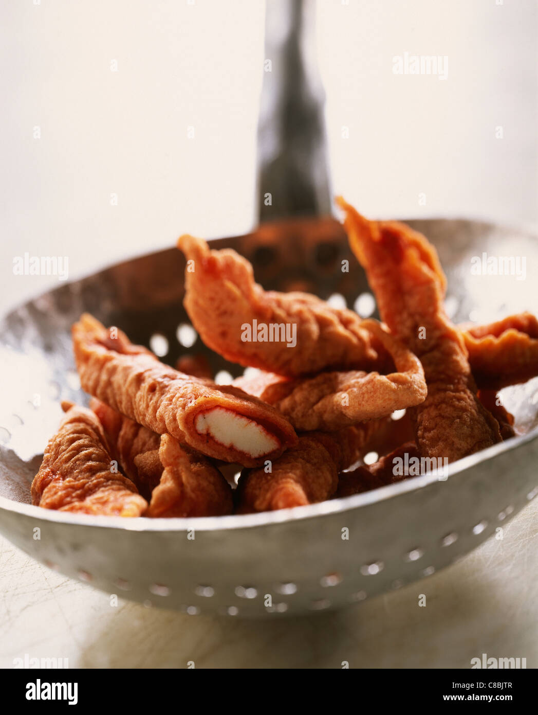 fried tandoori chicken slices Stock Photo - Alamy