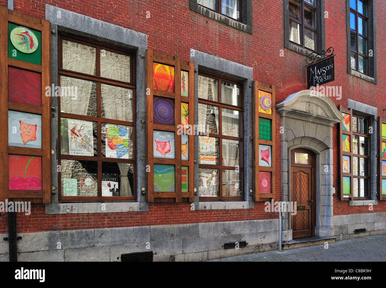 The Maison de la Poésie / Poetry House at Namur, Belgium Stock Photo ...