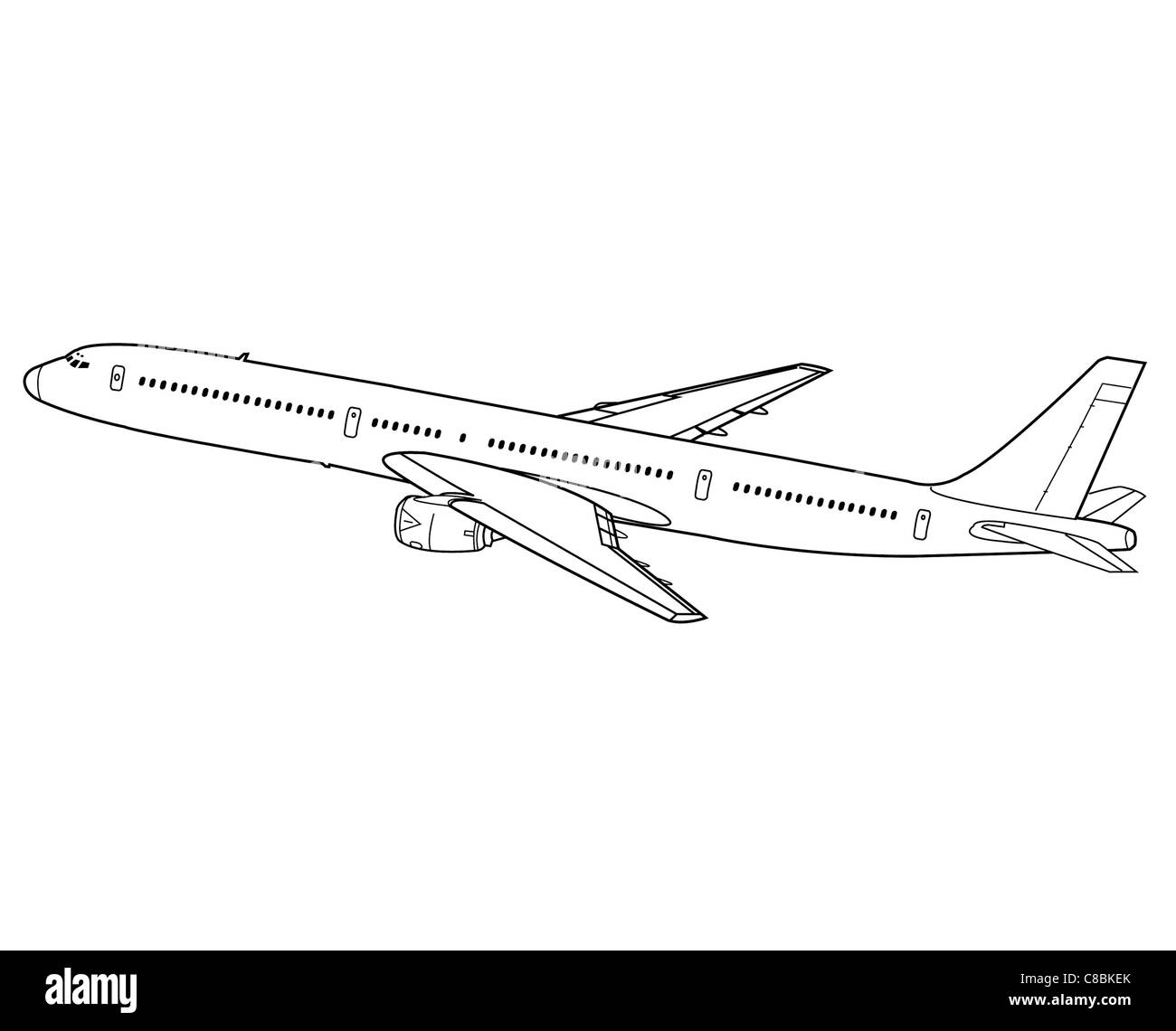 Boeing 757 Cut Out Stock Images & Pictures - Alamy
