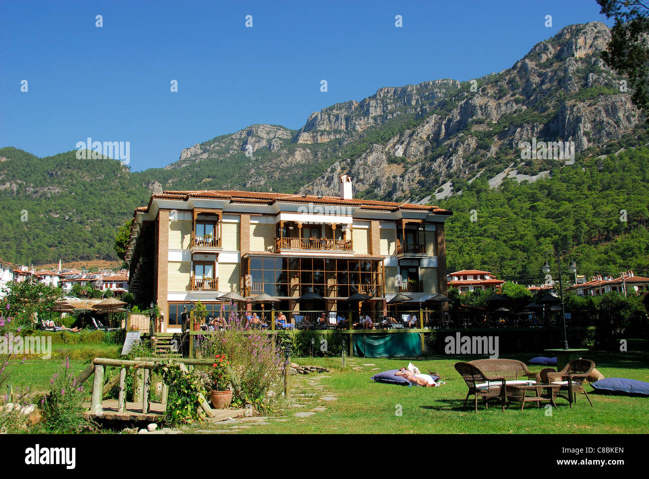AKYAKA, TURKEY. The Ottoman Residence Hotel, a modern luxury hotel on ...