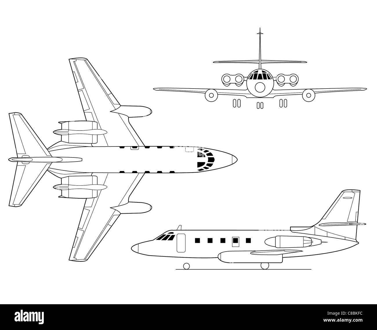 The C-140 JetStar is a military transport aircraft designed for cargo ...