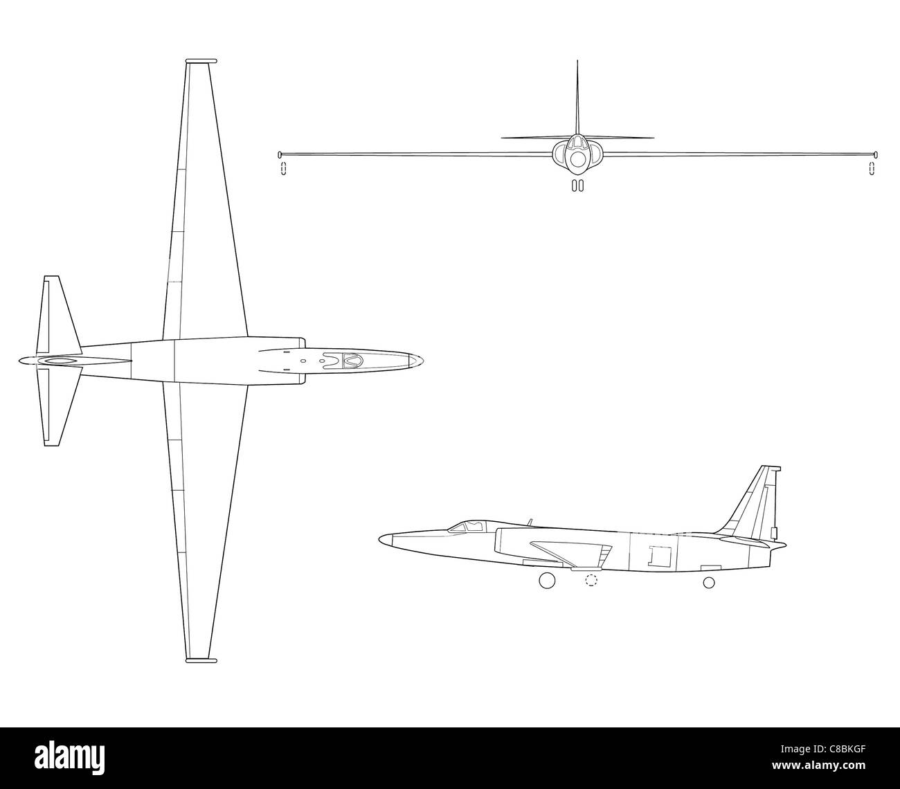 The ER-2 is an aircraft designed for high-altitude reconnaissance, and ...
