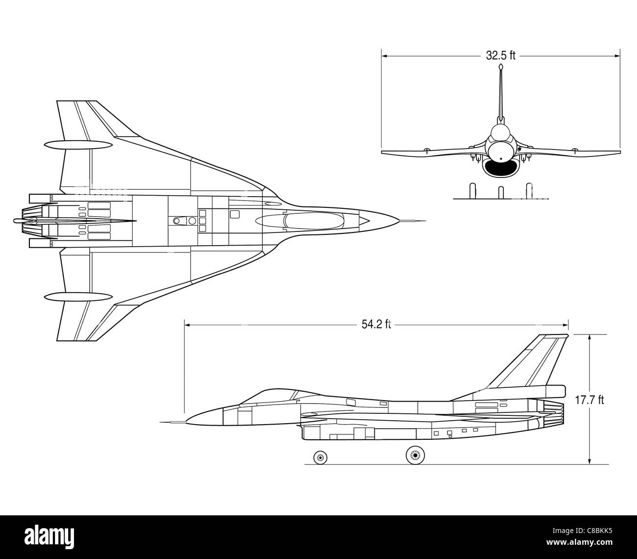 The F-16XL, a modified version of the F-16 fighter jet, is known for ...