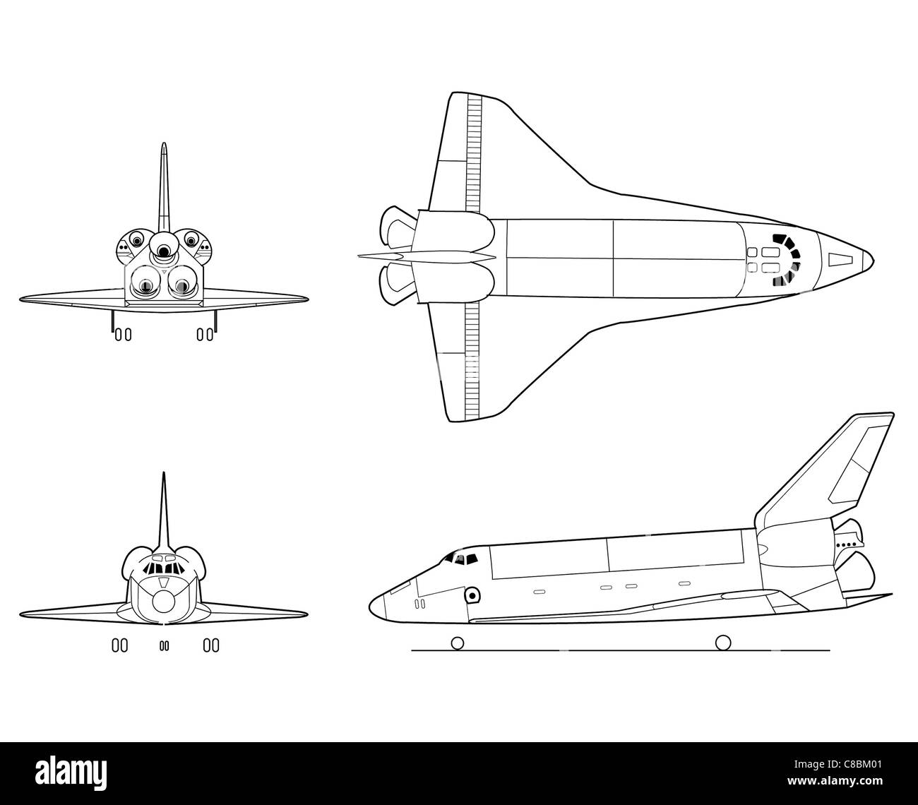 How To Draw The Space Shuttle!