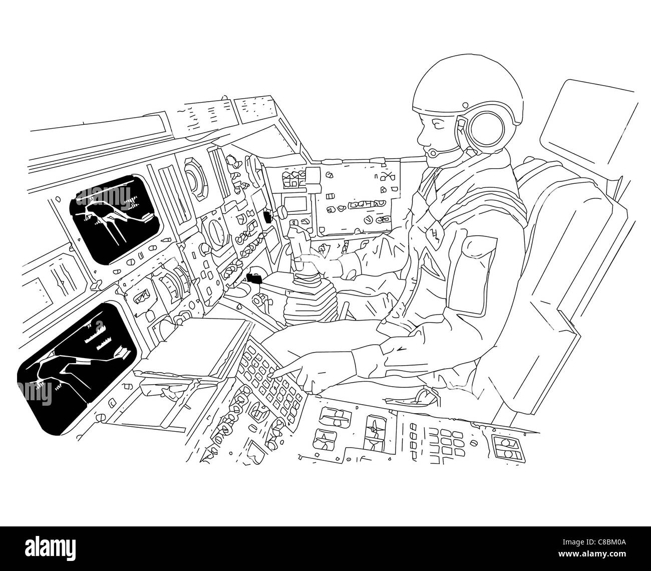 Space operation Cut Out Stock Images & Pictures - Alamy