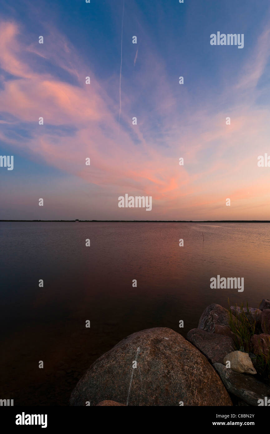 Cirrus clouds over the sea Stock Photo - Alamy