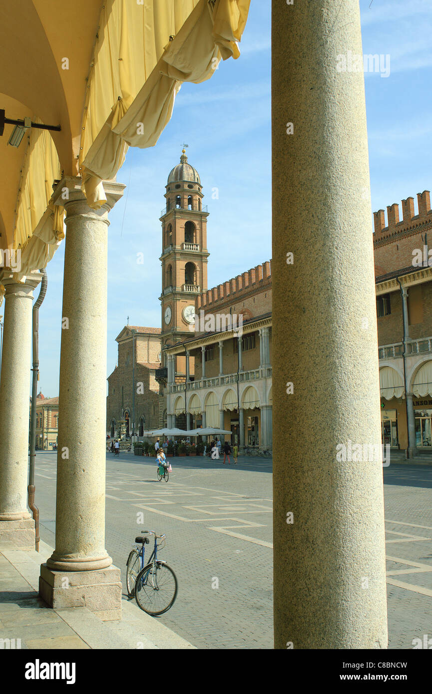 Faenza Italy clock tower Stock Photo - Alamy