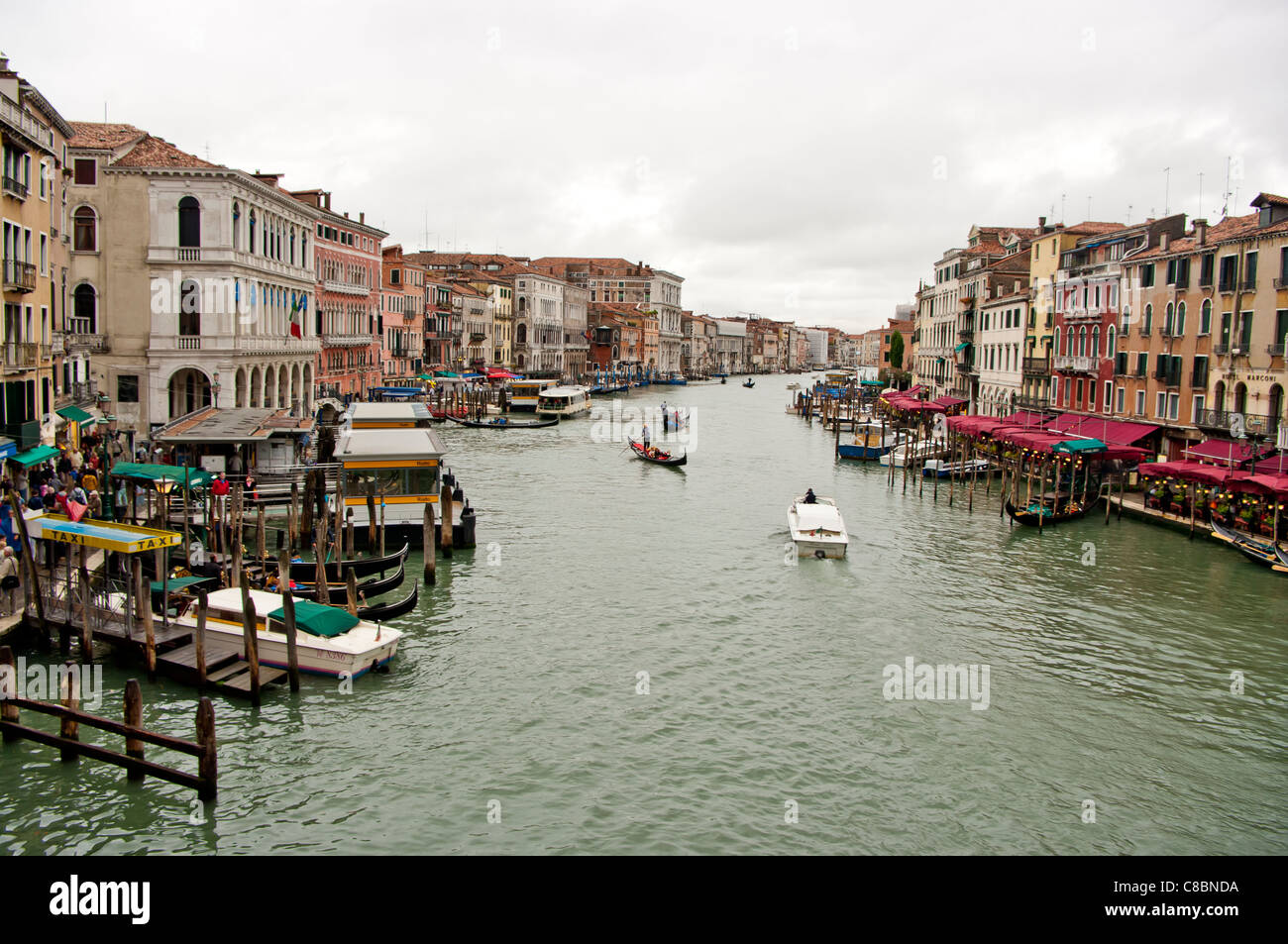 Venice, Grand Canal View from Rialto Bridge Stock Photo - Alamy
