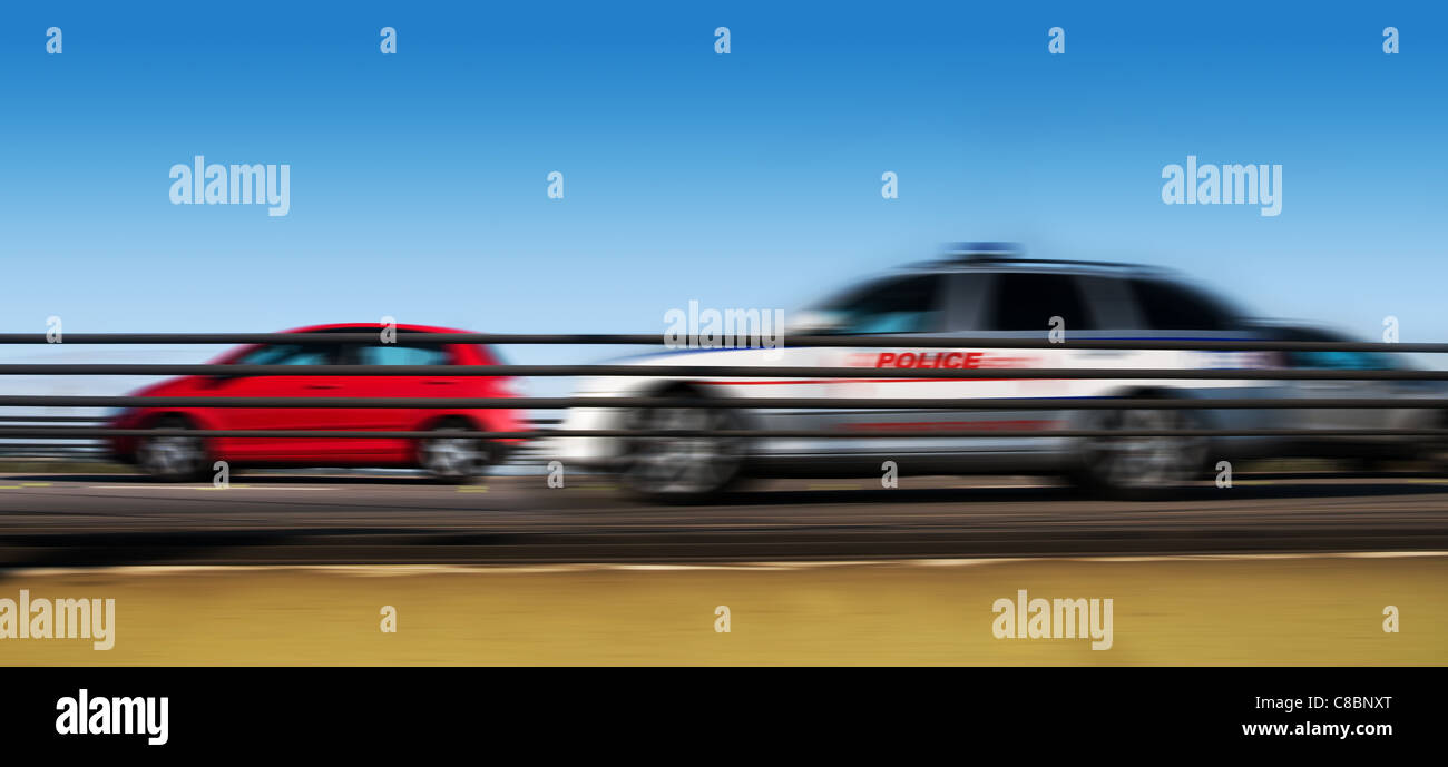 Police Chase Car High Resolution Stock Photography and Images - Alamy