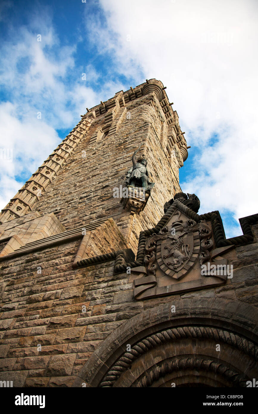 William Wallace's statue, National Wallace Monument, City of Stirling ...