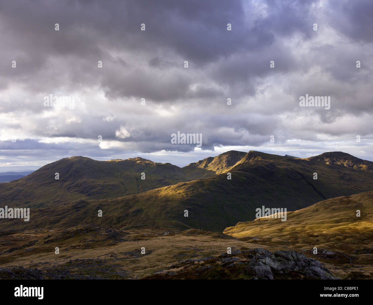 Wetherlam, Swirl How and Great Carrs, Lake District, UK Stock Photo - Alamy