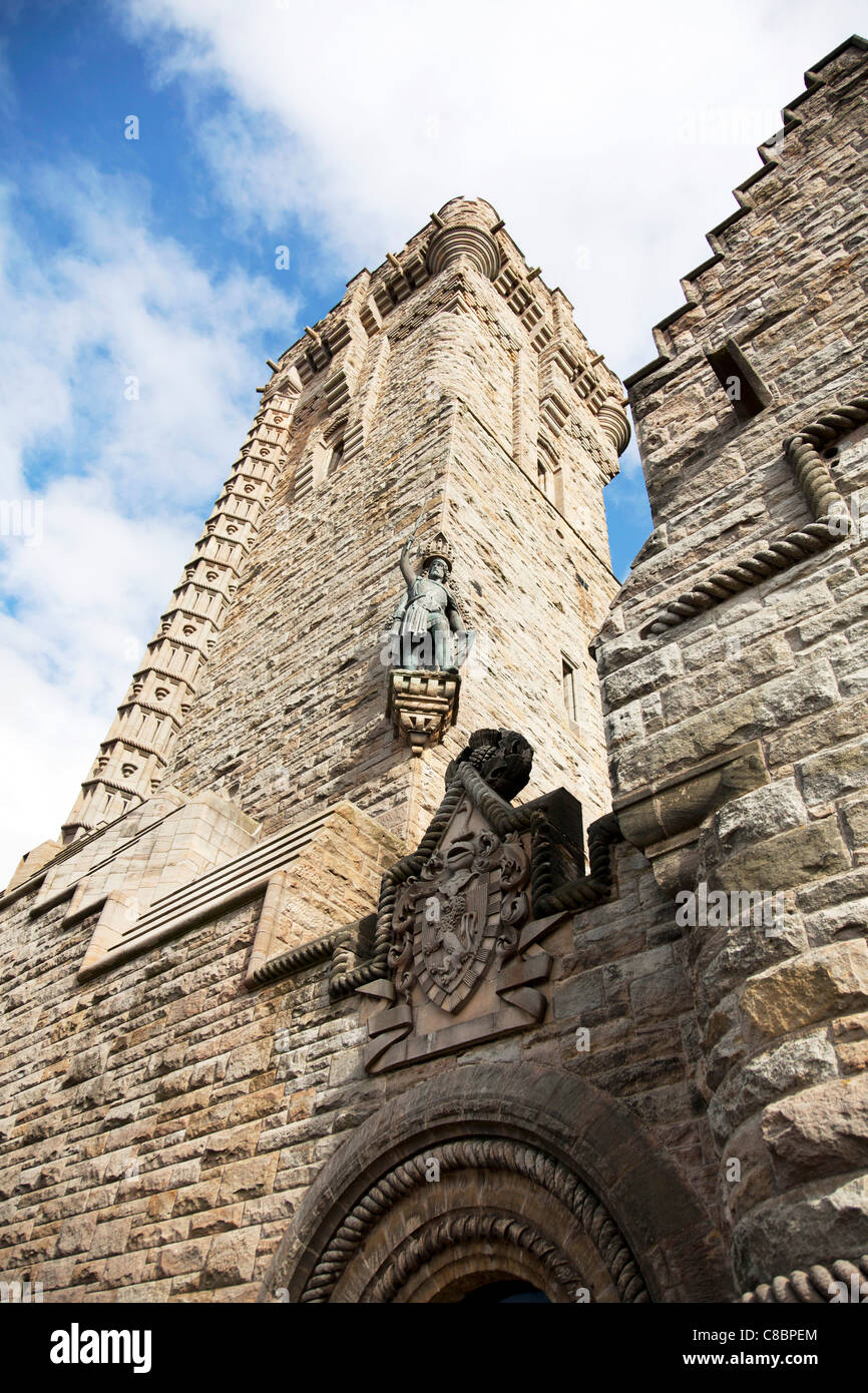 William Wallace's statue, National Wallace Monument, City of Stirling ...