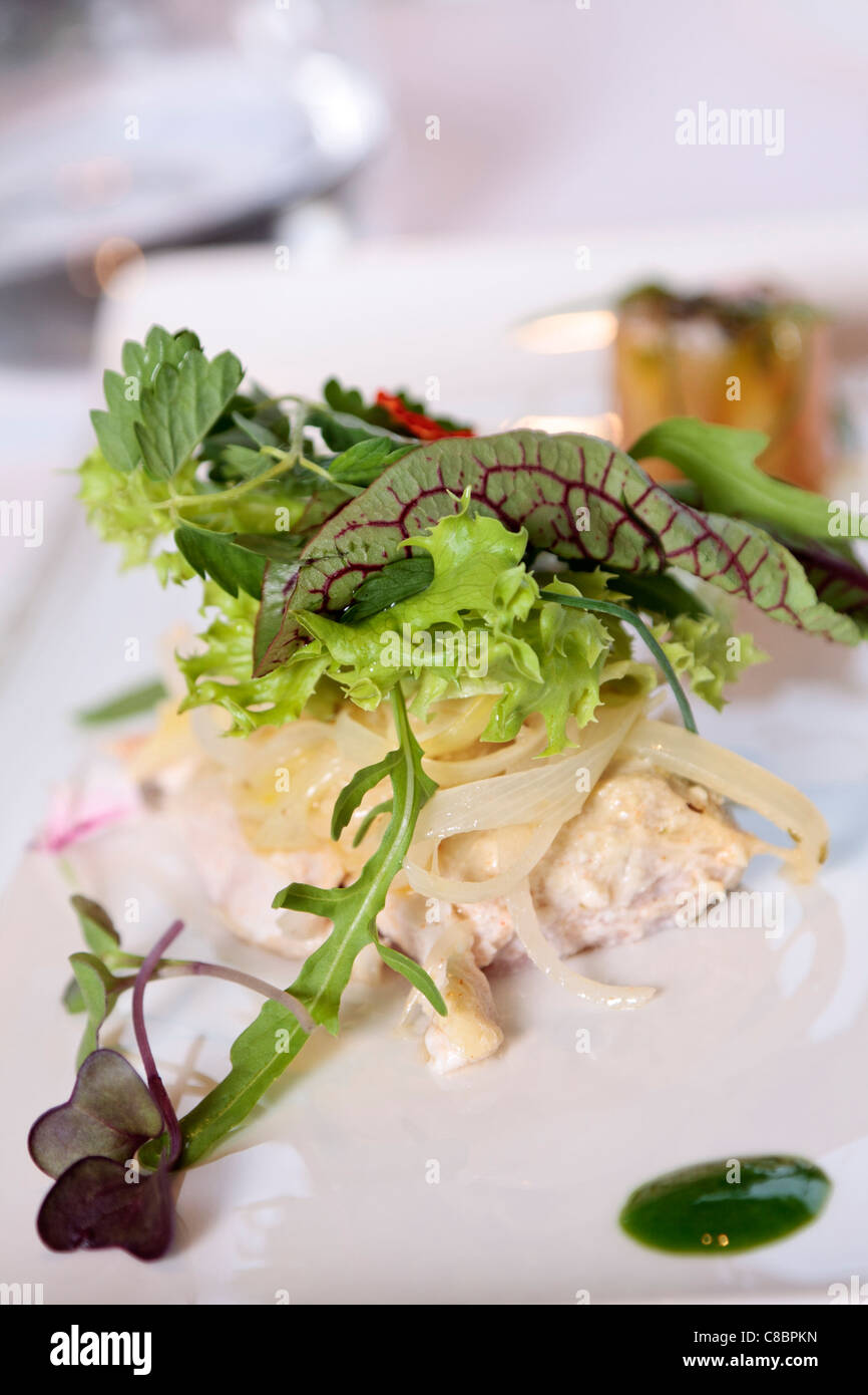 A fish salad dish Stock Photo - Alamy