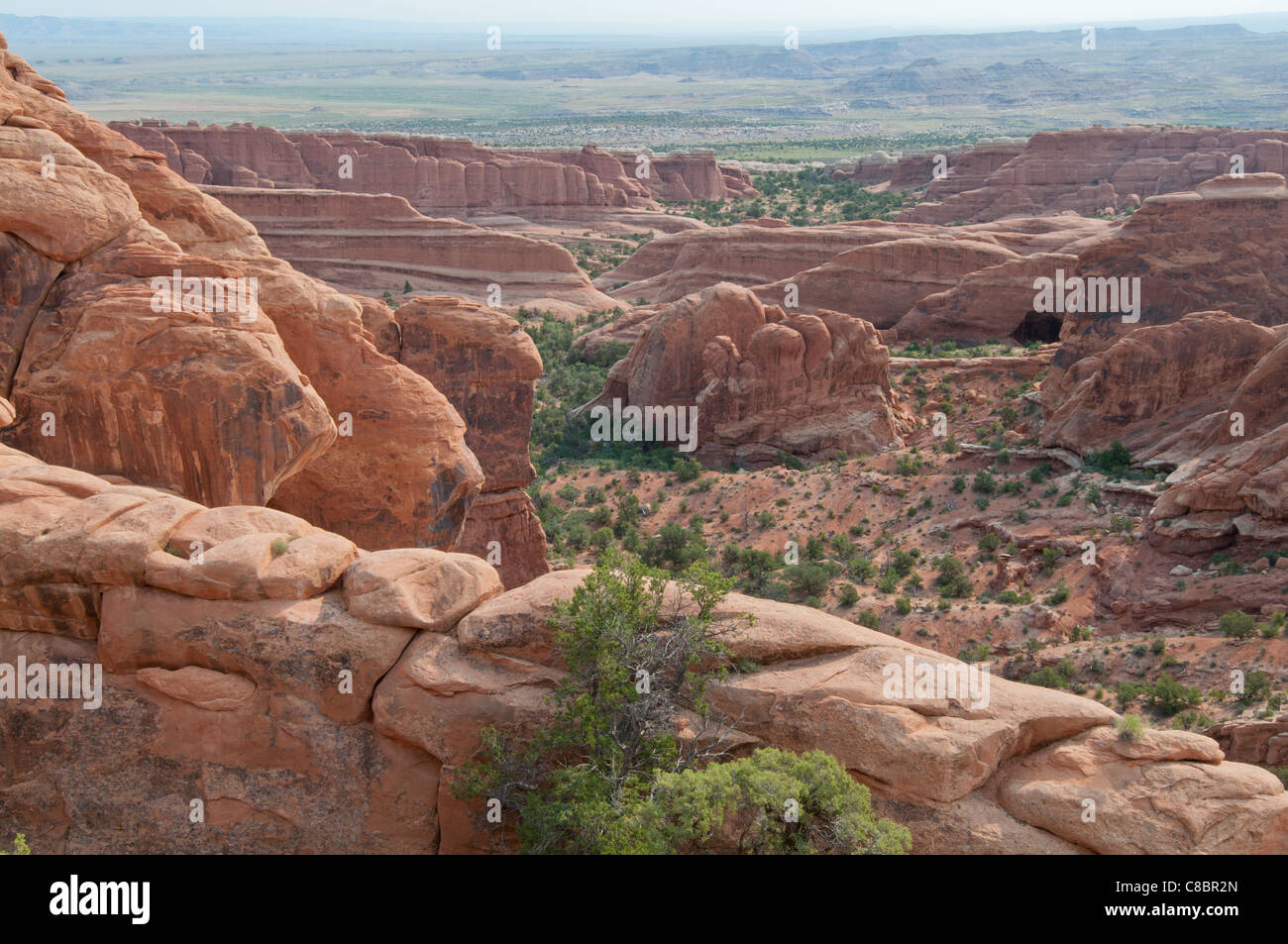Fins are some of the many geologic formations within Arches National ...
